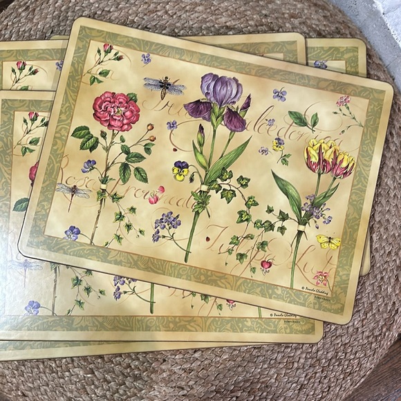 Pimpernel | Kitchen | Vintage Pimpernel Cork Backed Placemats | Poshmark